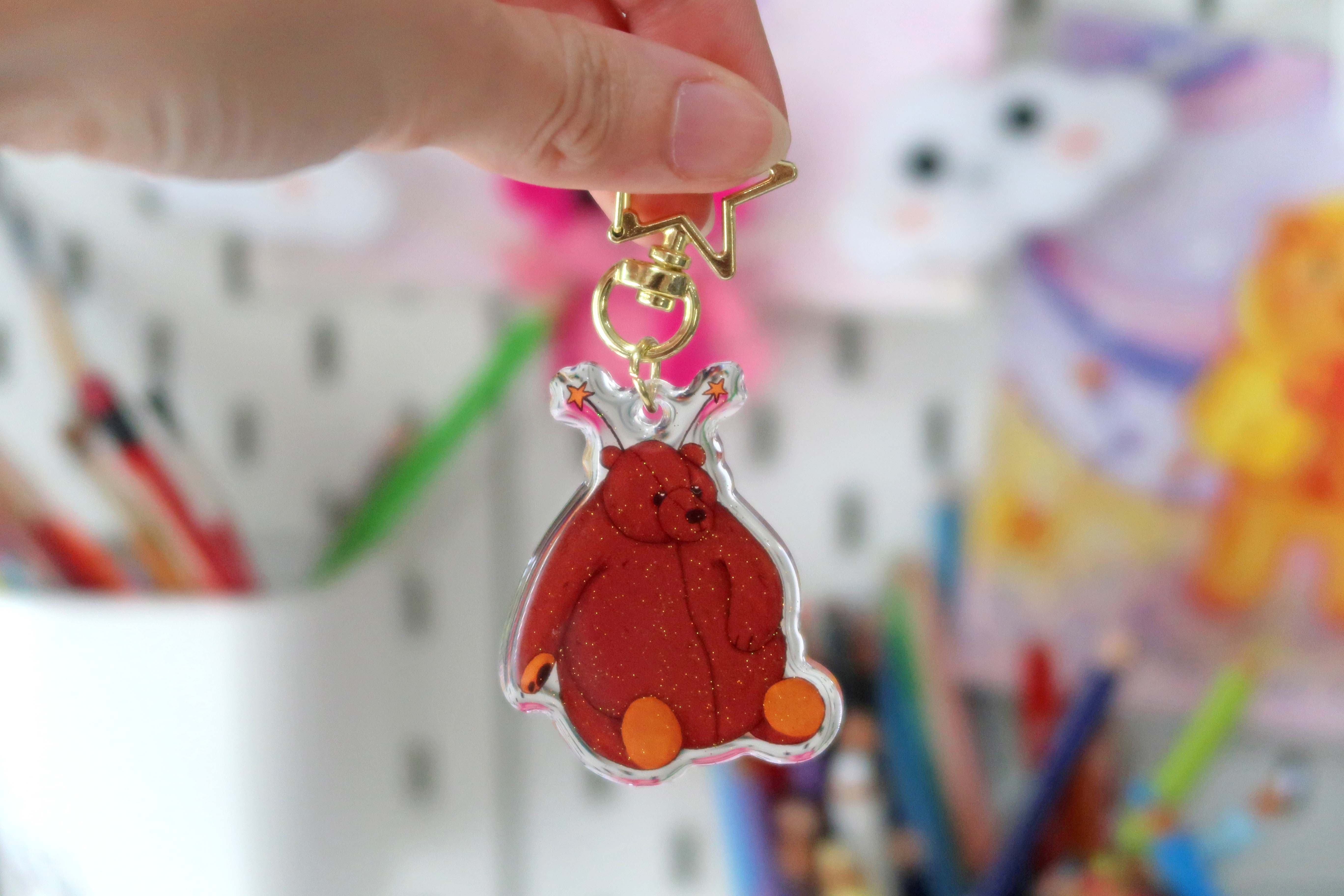Djungelskog Acrylic Keyring – Pollygone