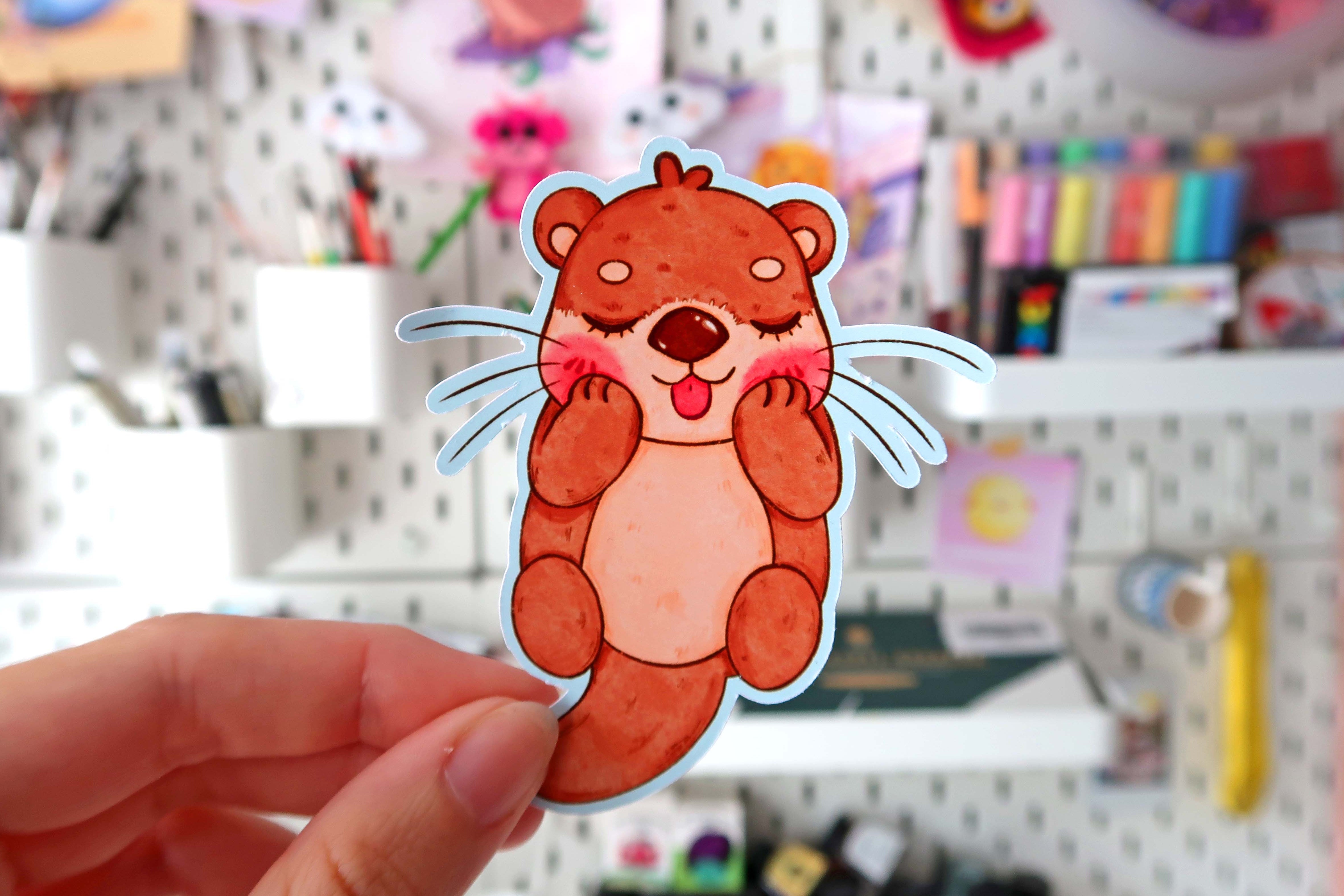 Otter Sticker – Pollygone